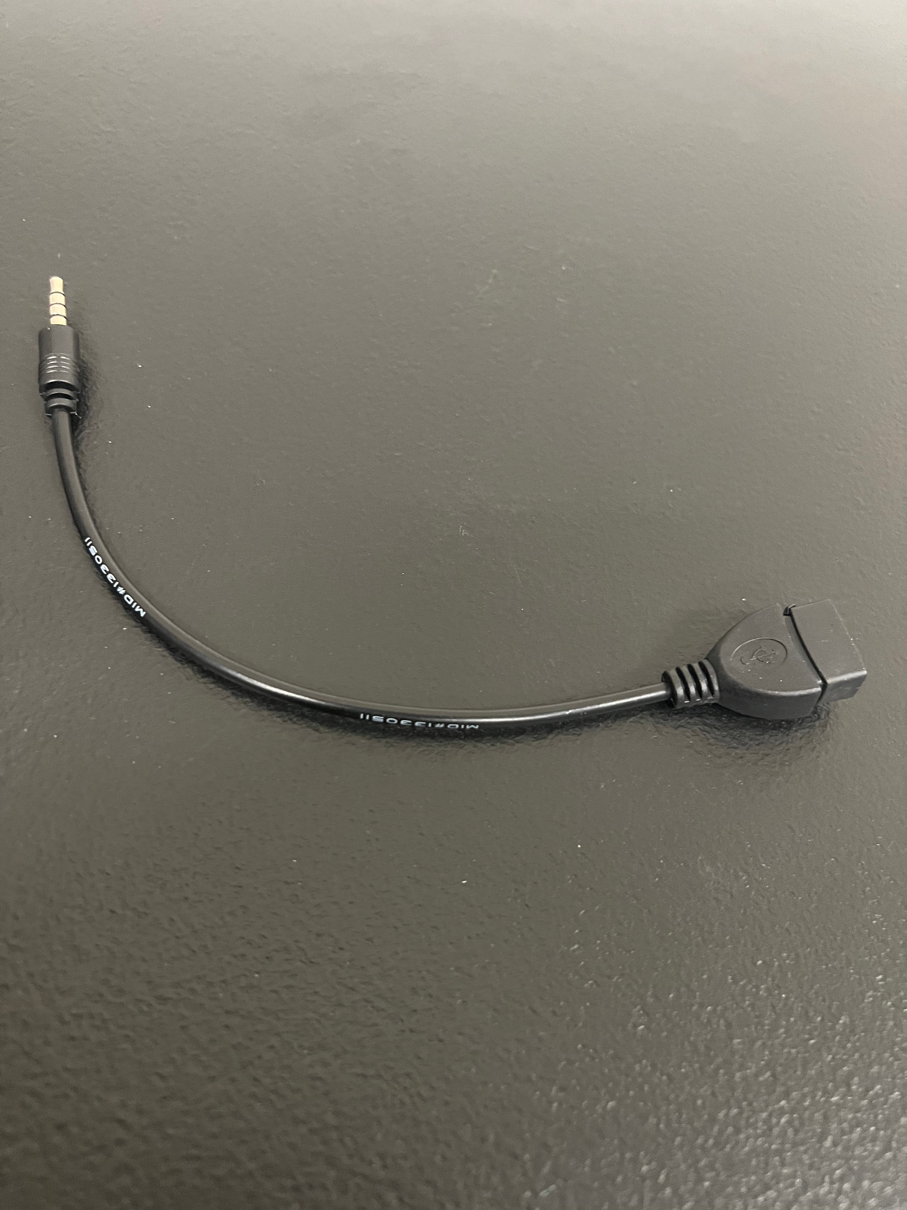 Xewsqmlo 3.5mm Male to USB 2.0 Female Car AUX Stereo Audio Adapter Cab ...