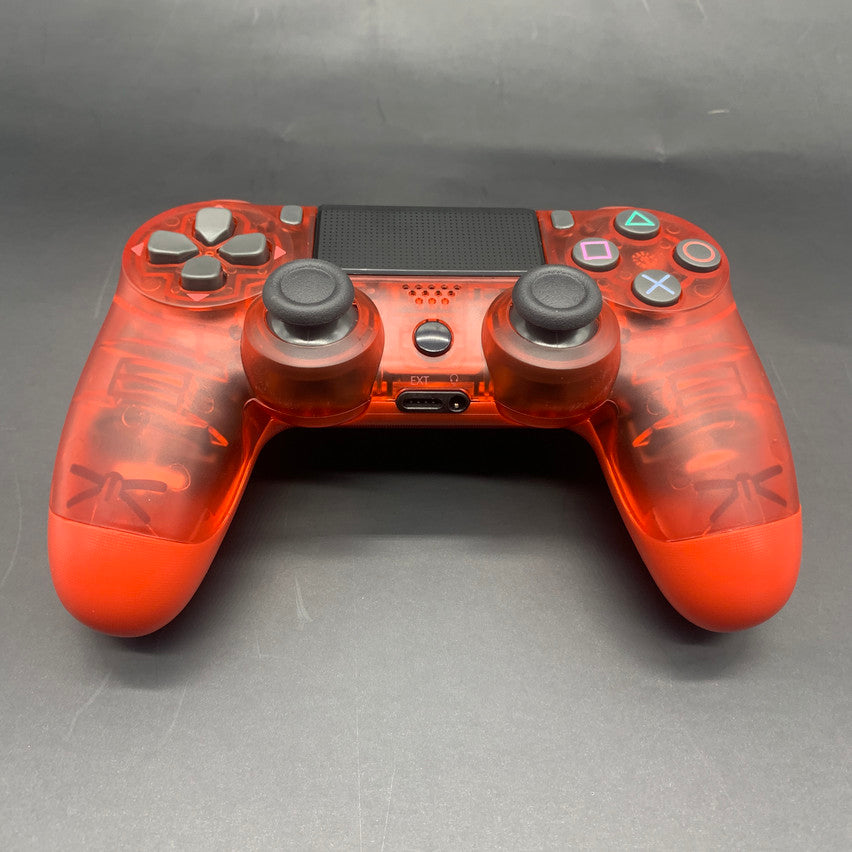 Generic Wireless Controller for PlayStation 4 Custom Red Rock Lightnin ...